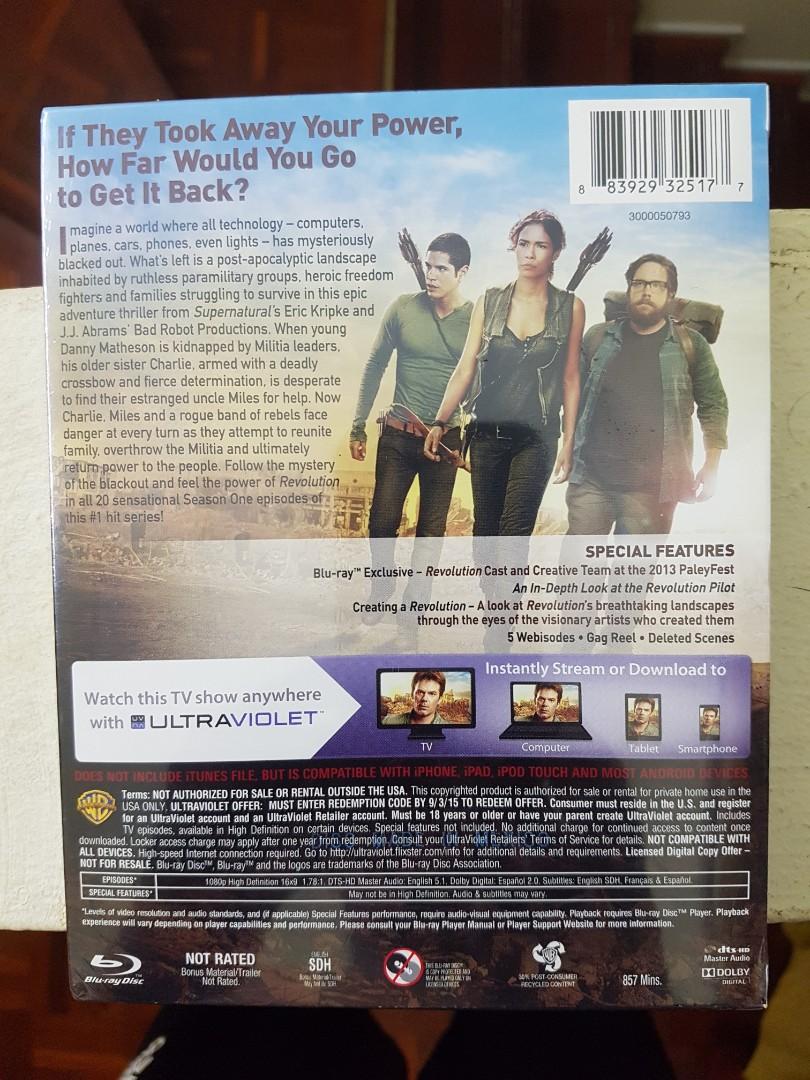 Revolution: The Complete First Season [Blu-ray], Hobbies & Toys, Music ...