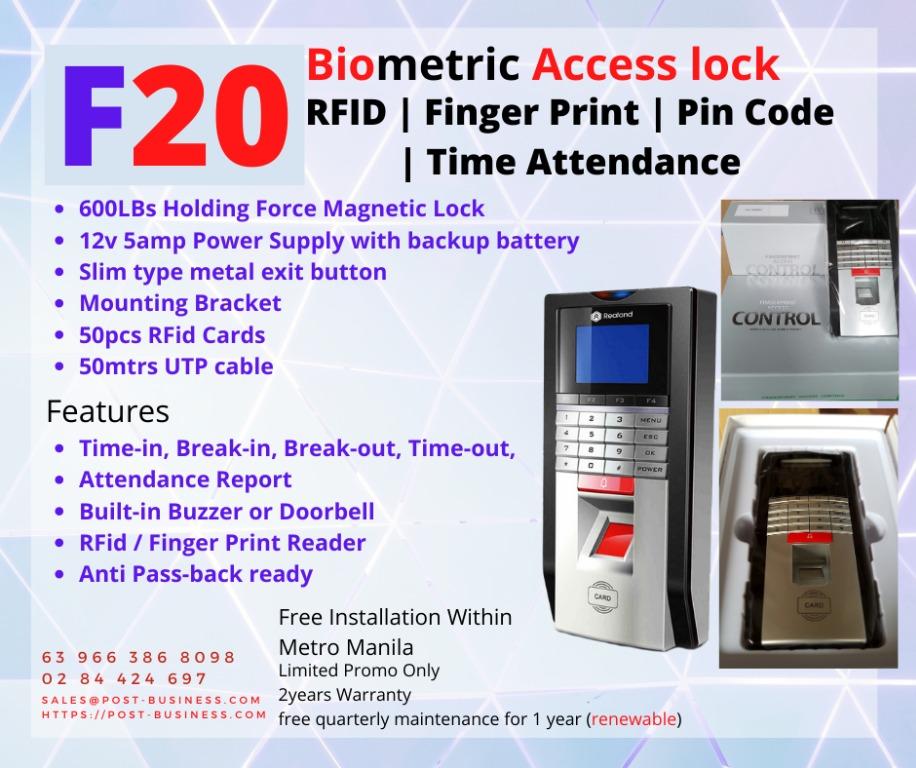 RFID Biometric automatic door lock time attendance logs, Furniture ...