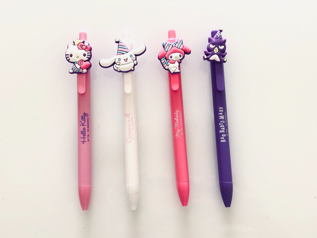 Sanrio Clip pen (Miniso), Hobbies & Toys, Stationery & Craft ...