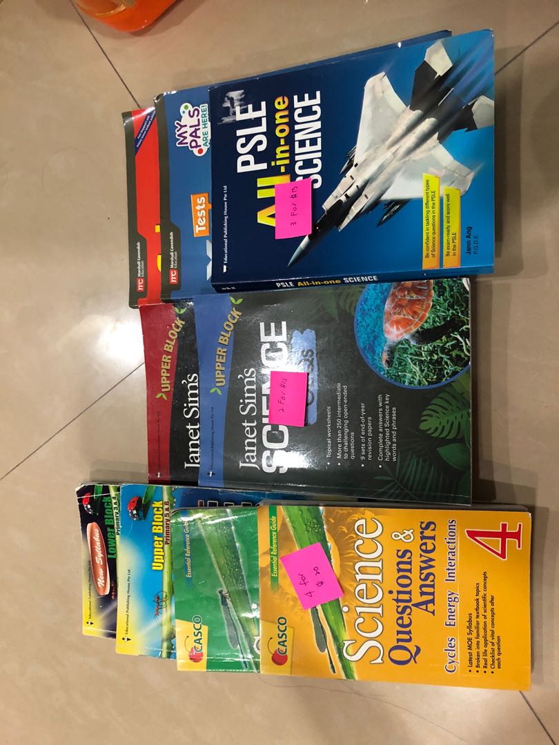 science assessment books. p5/p6 psle, Books & Stationery, Textbooks ...