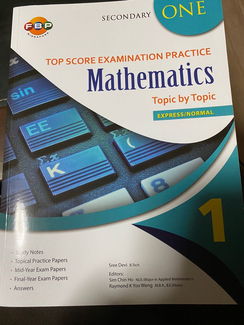 Secondary 1 mathematics, Books & Stationery, Textbooks, Secondary on ...