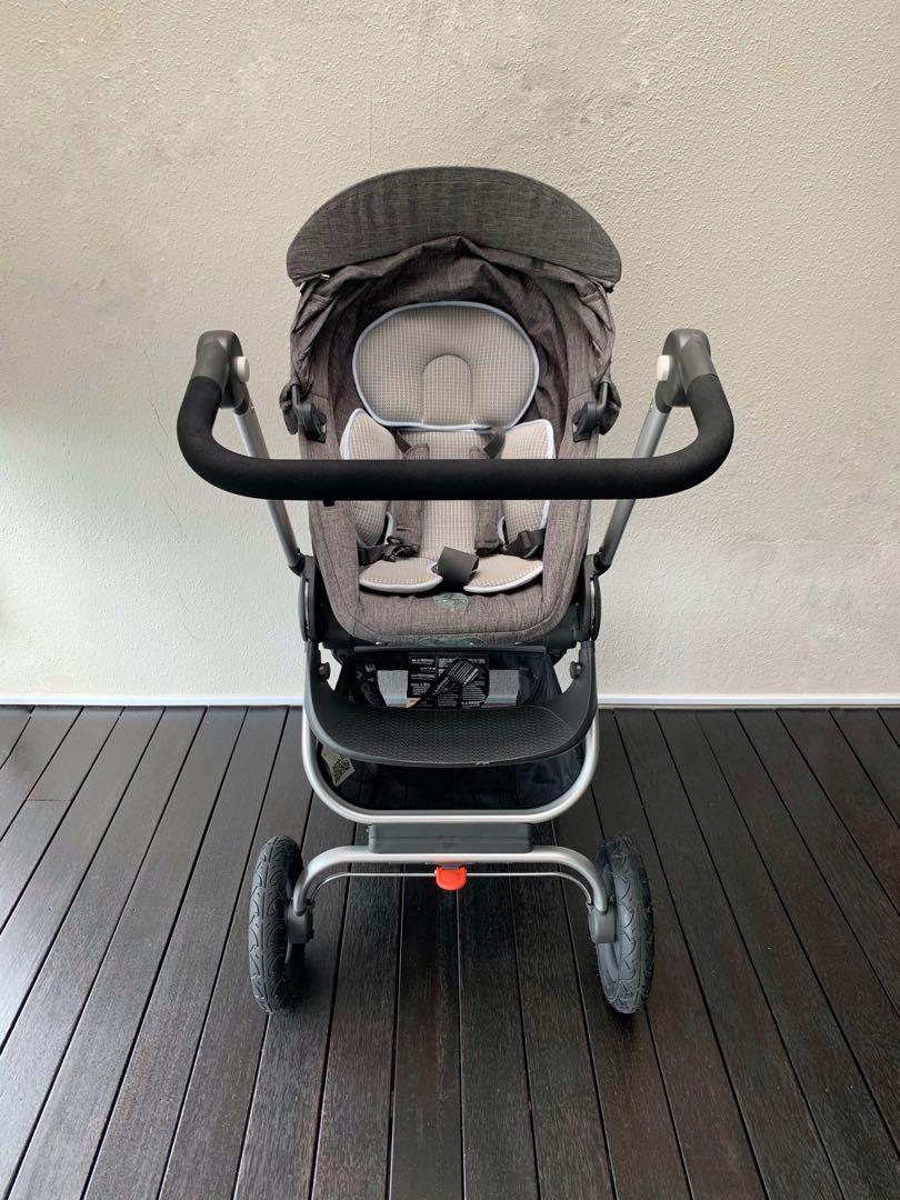 Stokke Scoot V2 in black melange (dark grey), Babies & Kids, Going Out ...