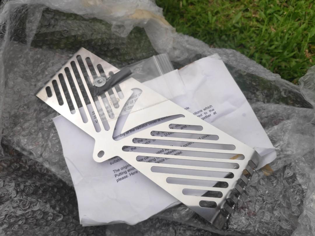 Suzuki radiator cover, Motorcycles, Motorcycle Accessories on Carousell