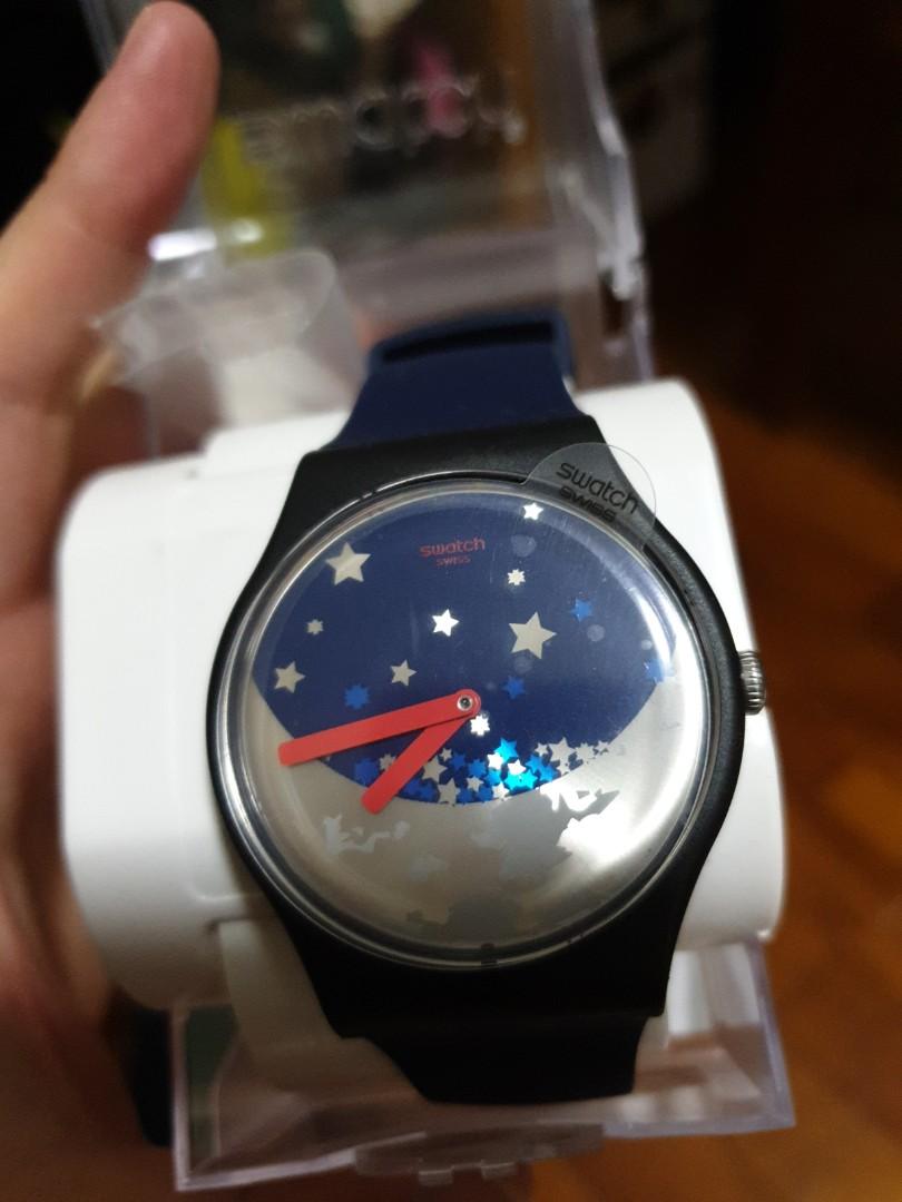 (FLASH DEAL) Swatch Watch Limited Edition (Moon Night SUOZ236), Luxury ...