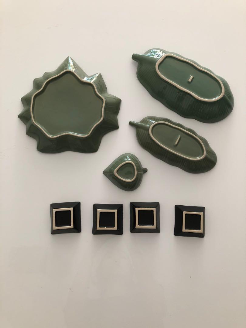 Thai Ceramic plates set, Furniture & Home Living, Kitchenware ...