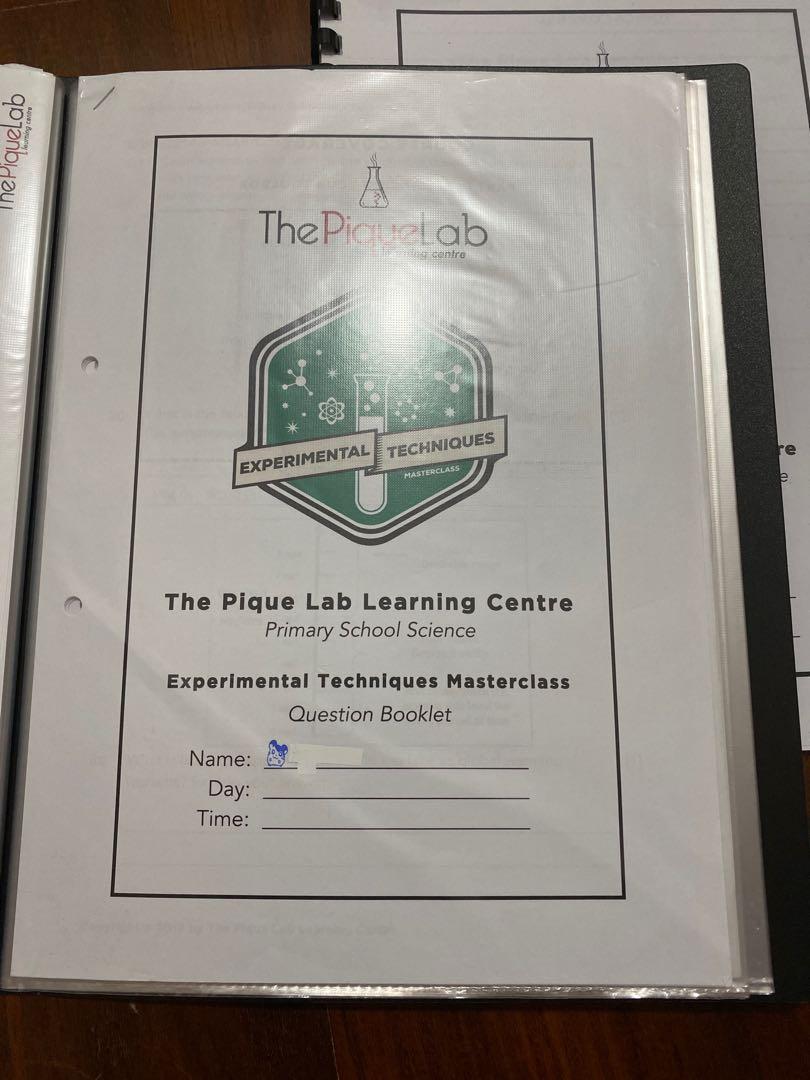 The Pique Lab CCI booklet, Hobbies & Toys, Books & Magazines ...