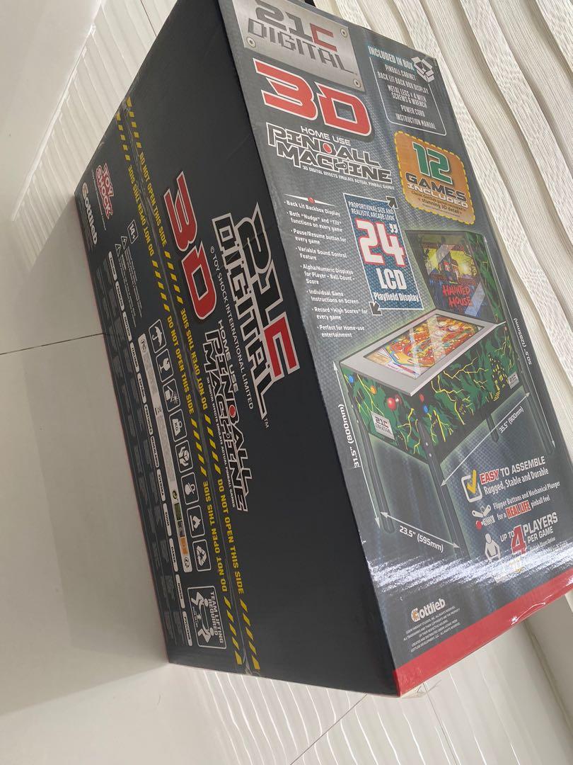Toyshock 21c digital pinball machine gen 2, Hobbies & Toys, Toys ...