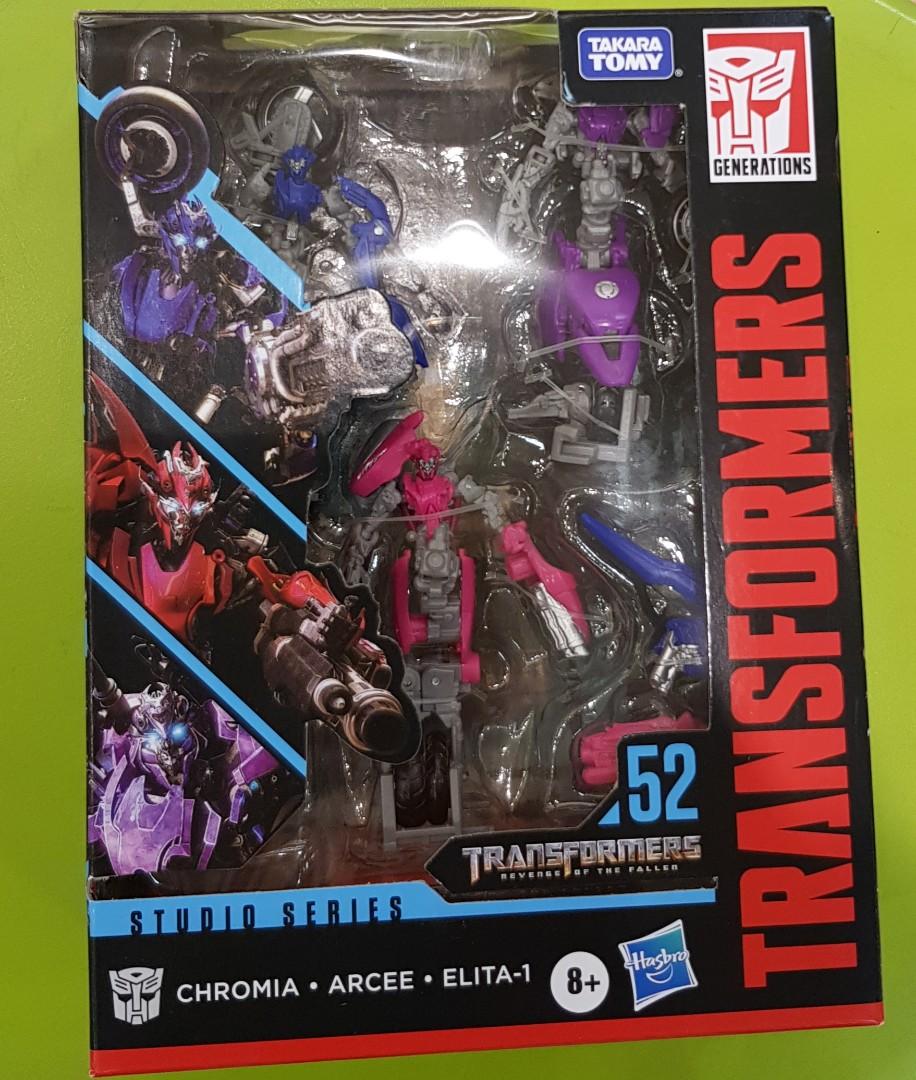 Transformers Studio Series 52 Deluxe Class Chromia, Arcee, Elita-1 ...