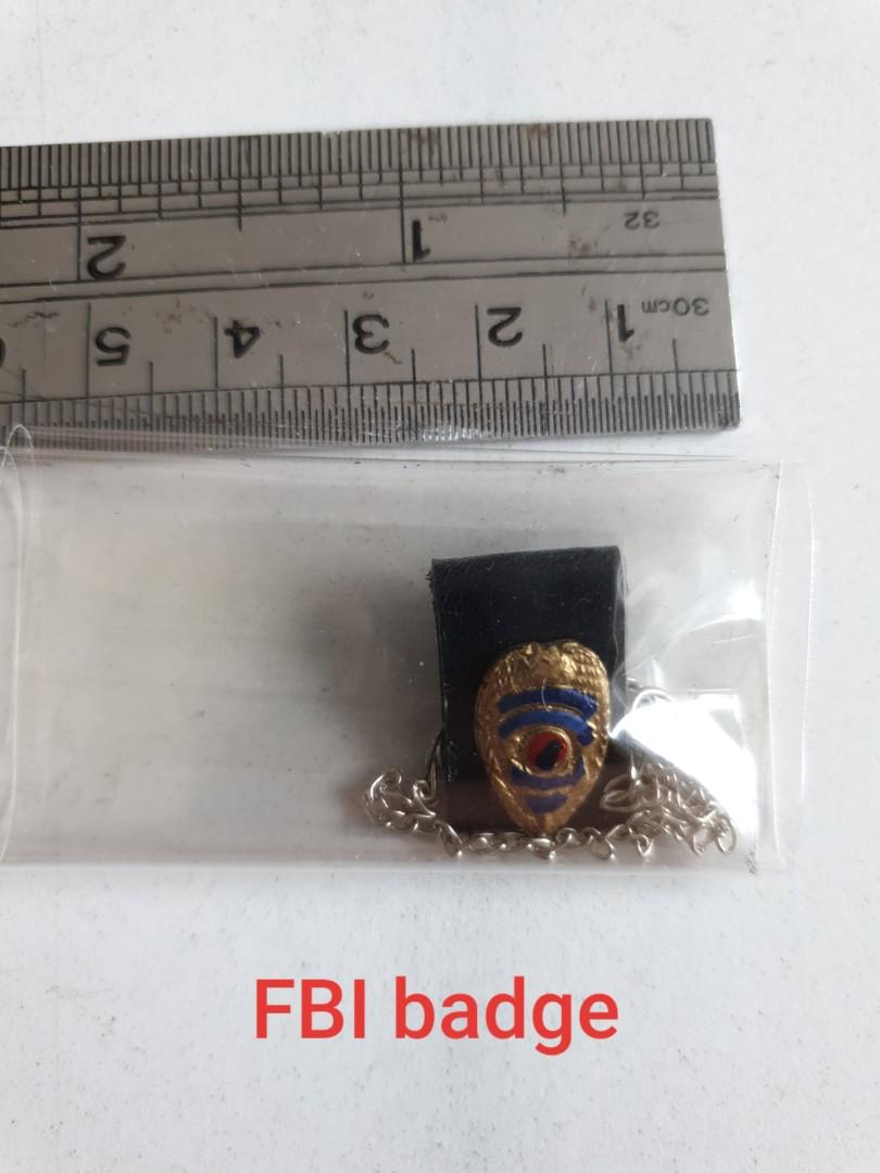 Updated 26/05/21 *Free Postage 1/6 Scale FBI Police Badge Handbag QSZ92 ...