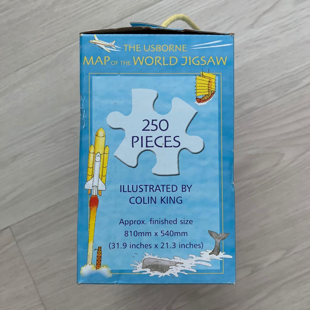 Usborne map of the world jigsaw puzzle, Hobbies & Toys, Toys & Games on ...