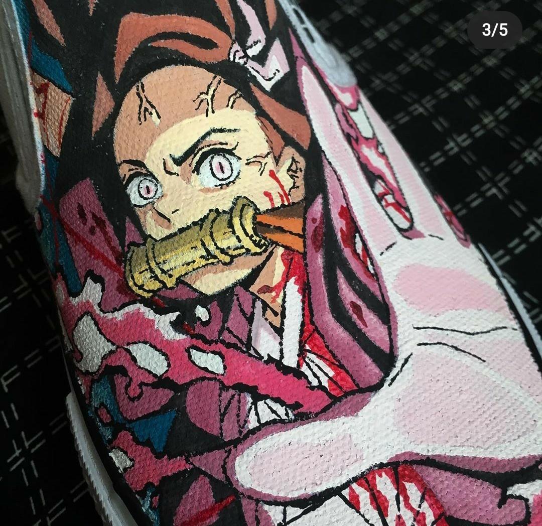 Vans x Demon Slayer customized, Men's Fashion, Footwear, Sneakers on ...