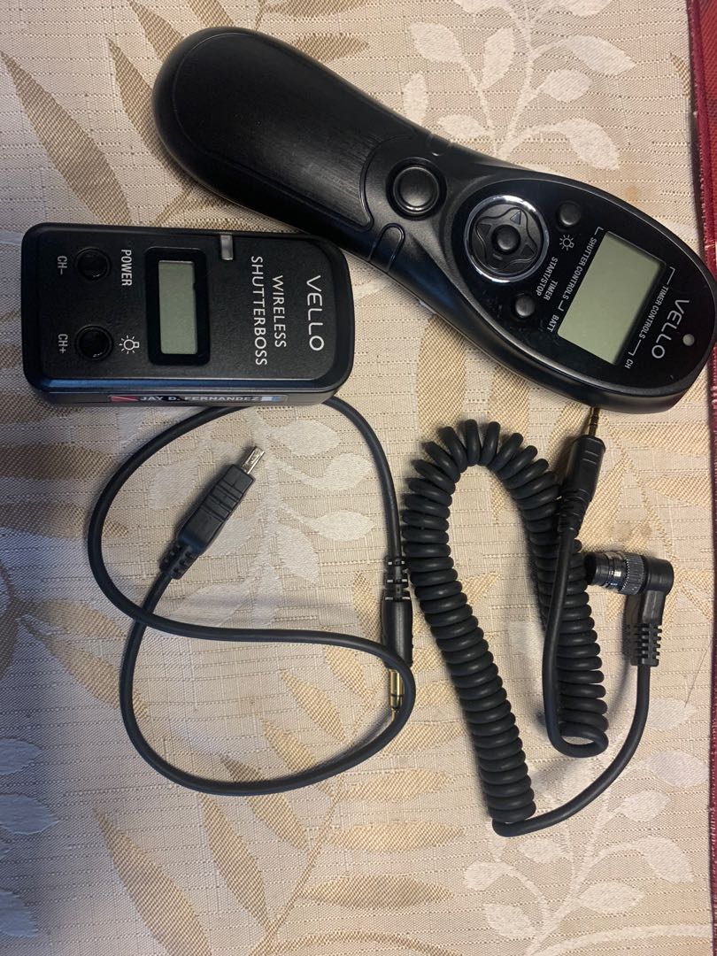 Vello Wireless Shutterboss III Remote Switch with Digital Timer, Mobile ...