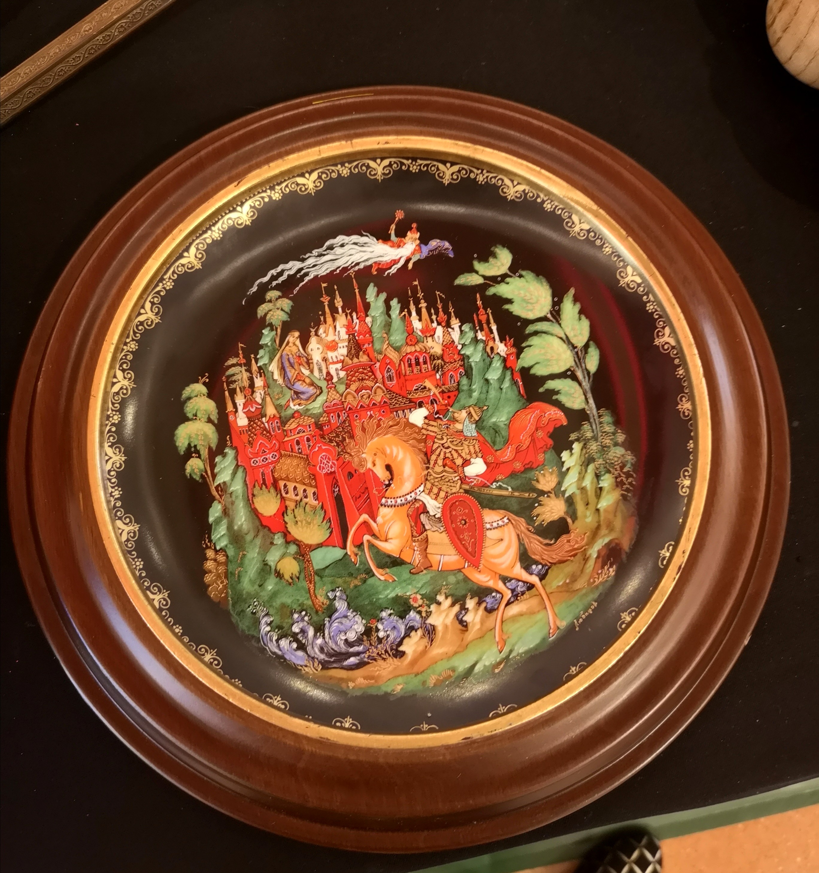 Vintage 1988 Russian Tianex Plate, Hobbies & Toys, Collectibles ...