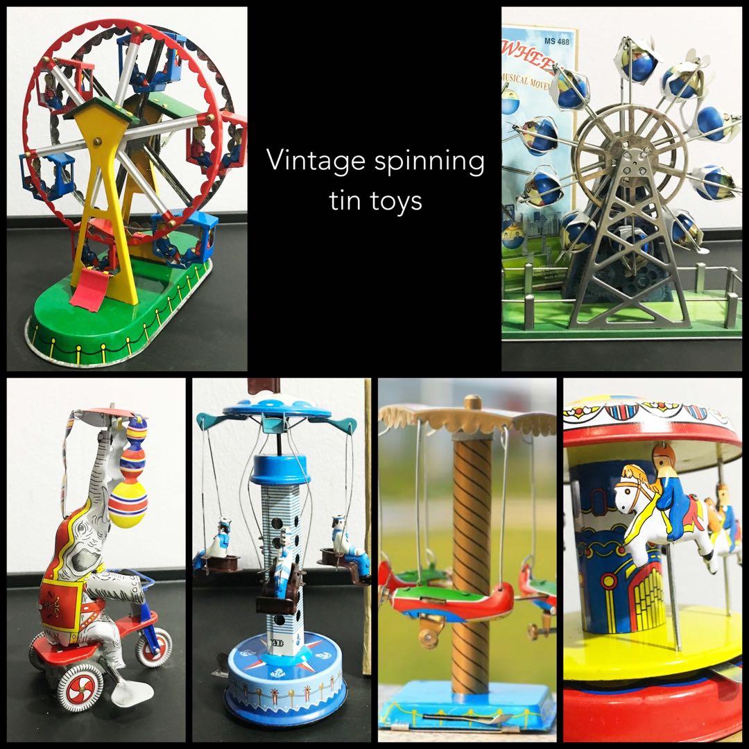 Vintage spinning/rotatable tin toys, Hobbies & Toys, Toys & Games on ...