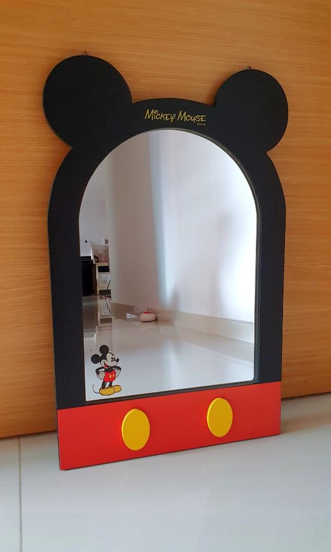 Wall Mirror Mickey Mouse, Furniture & Home Living, Home Decor, Mirrors ...