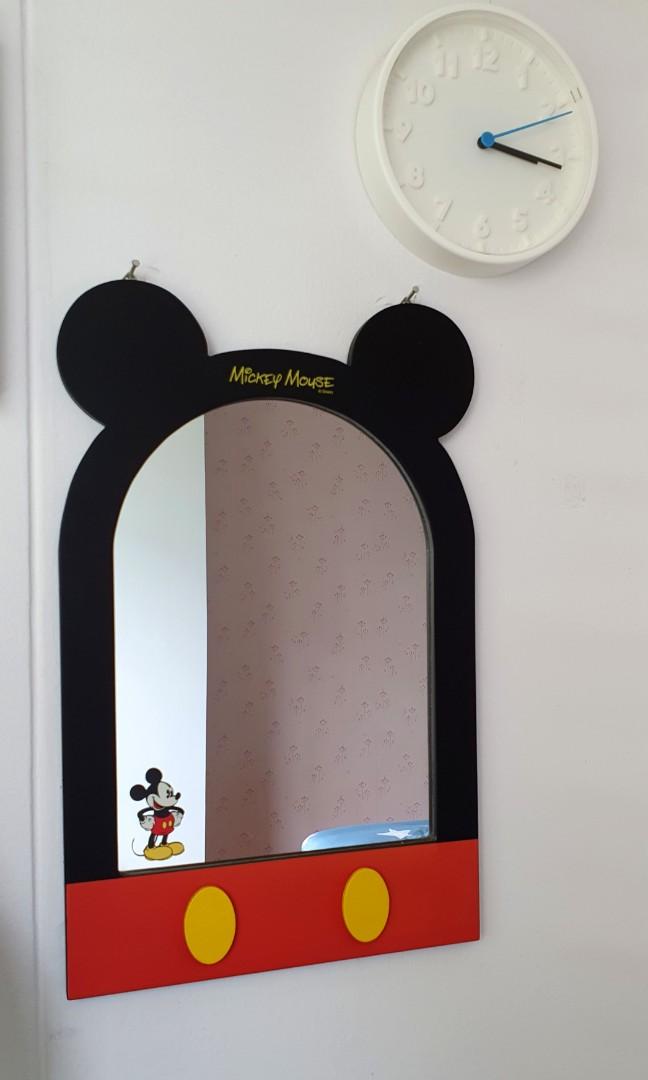 Wall Mirror Mickey Mouse, Furniture & Home Living, Home Decor, Mirrors ...