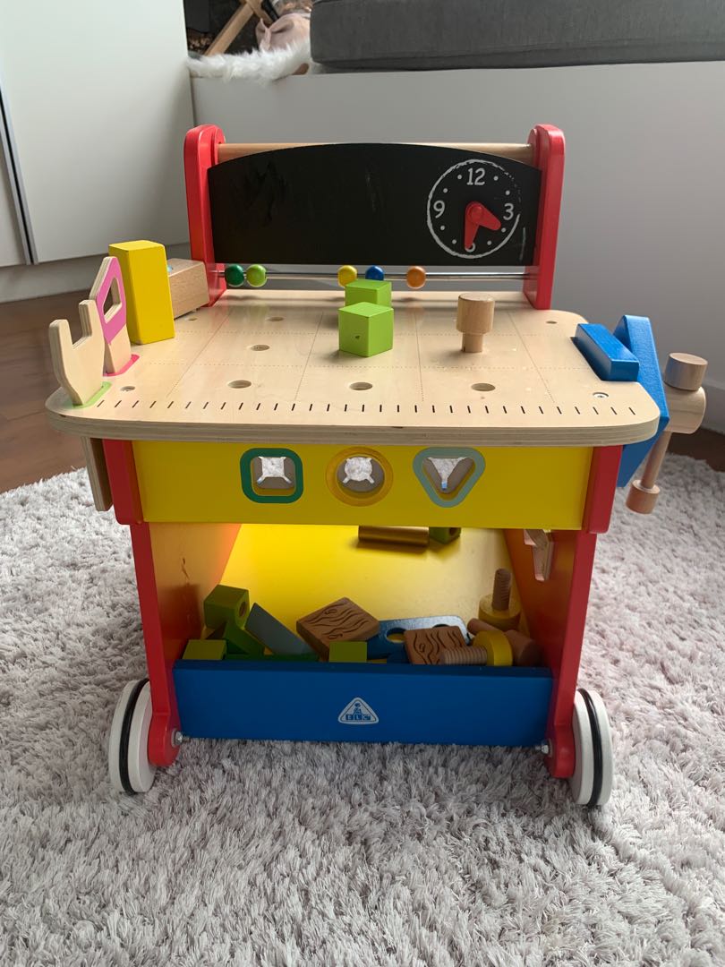 Wooden play workstation, Babies & Kids, Baby Nursery & Kids Furniture ...