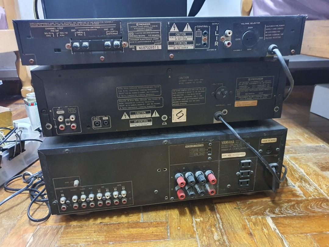 Yamaha ax-392 amplifier (whole set), Audio, Other Audio Equipment on ...