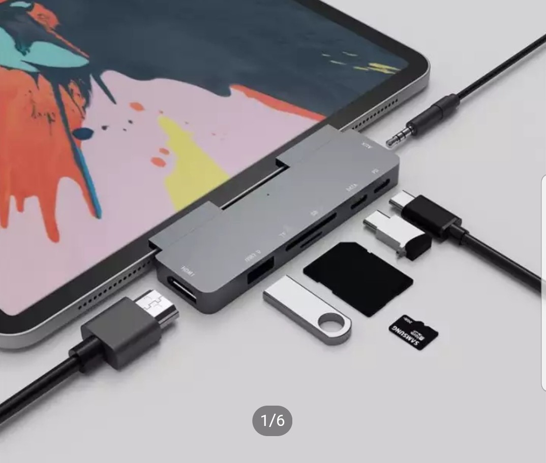 7 in 1 usbc hub for IPAD PRO, Mobile Phones & Gadgets, Tablets, iPad on ...