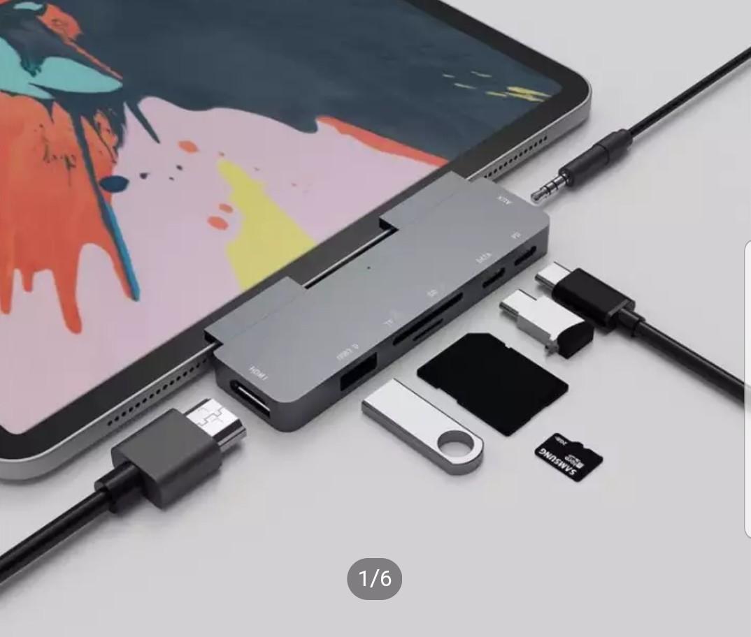 7 in 1 usbc hub for IPAD PRO, Mobile Phones & Gadgets, Tablets, iPad on ...