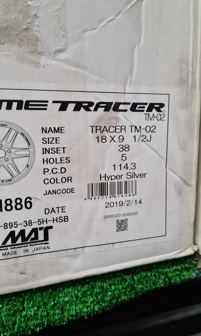 Ready Stock AME Tracer TM02, Car Accessories, Tyres & Rims on Carousell