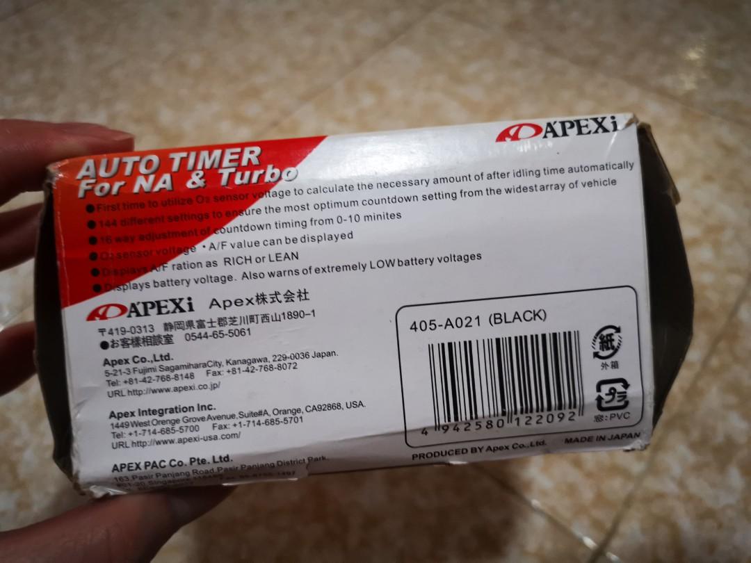 APEXI TURBO TIMER, Car Accessories, Accessories on Carousell