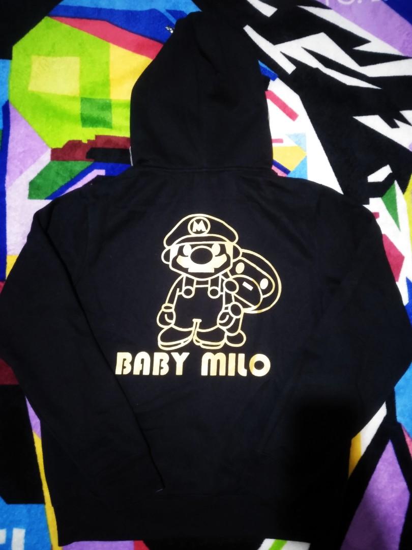 BAPE X Baby milo x supermario vintage, Men's Fashion, Tops & Sets ...