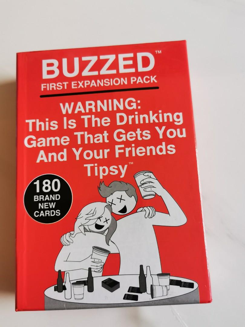 Buzzed Drinking Game Cards, Hobbies & Toys, Toys & Games on Carousell