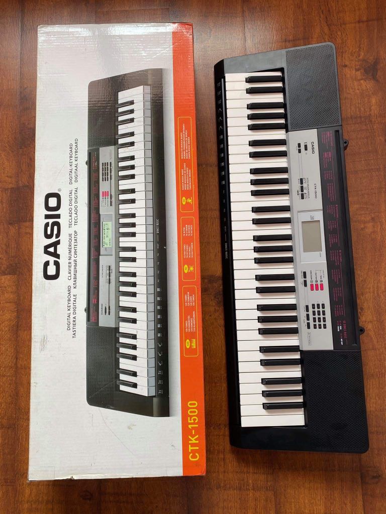 Casio digital keyboard CTK-1500, Hobbies & Toys, Music & Media, Musical Instruments on Carousell