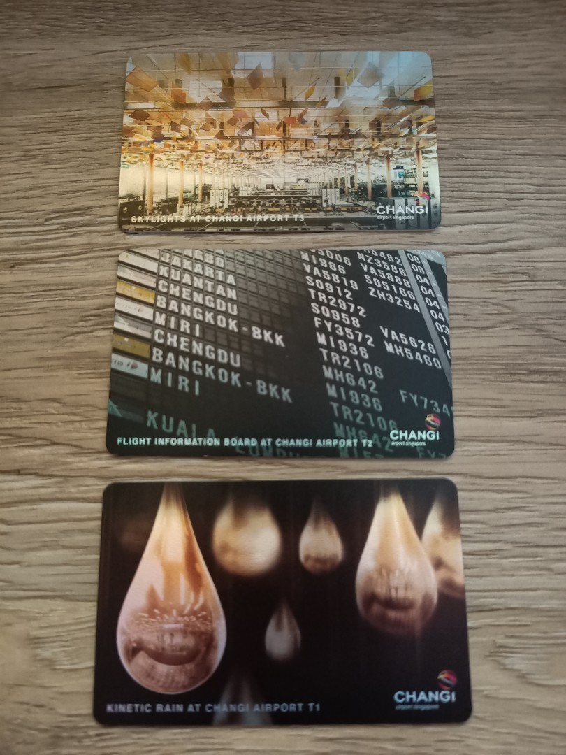 Changi airport 3D gift card x 3, Everything Else on Carousell