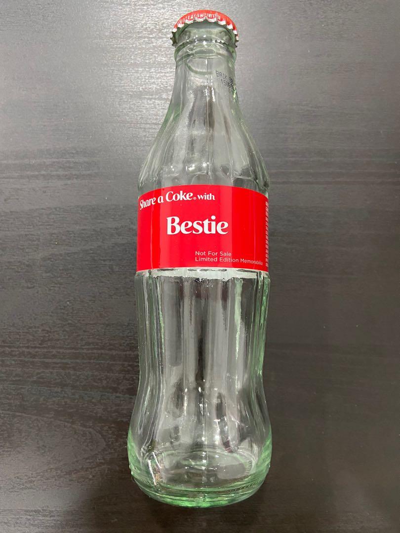Coca-Cola Coke Glass - Share a coke with Bestie, Furniture & Home ...