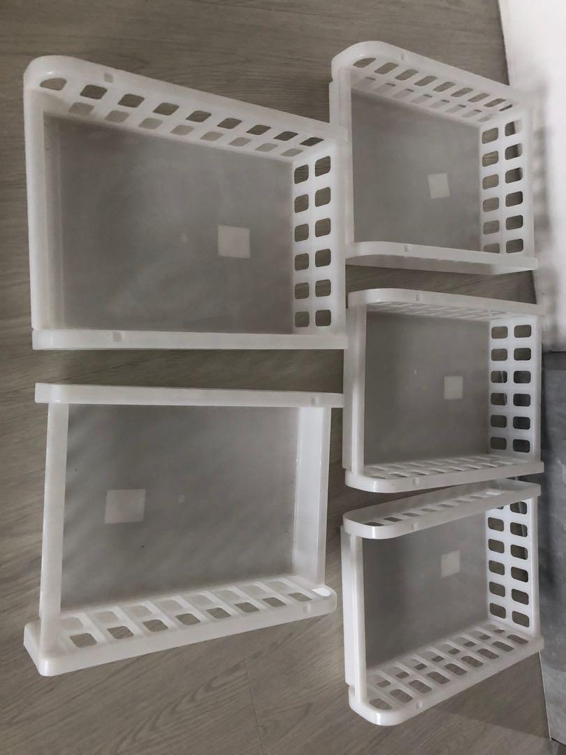 Daiso Stackable Tray, Furniture & Home Living, Home Improvement ...