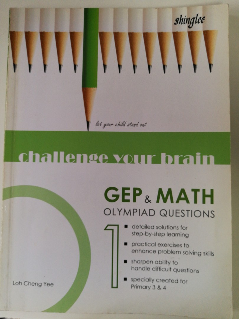 GEP & Math Olympiad Questions 1, Books & Stationery, Textbooks, Primary ...