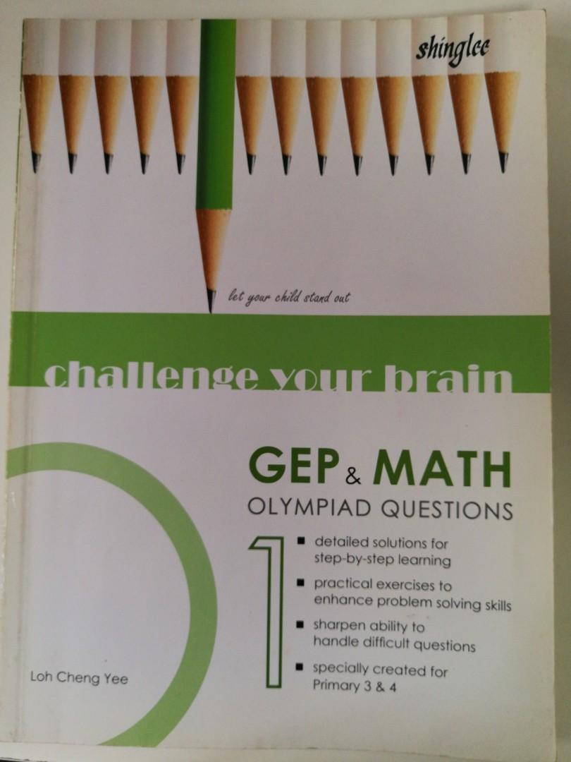GEP & Math Olympiad Questions 1, Books & Stationery, Textbooks, Primary ...