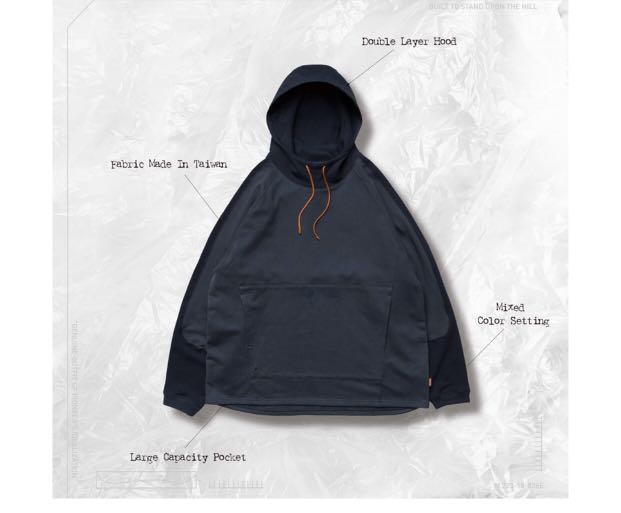 Goopi E.4th “Mixed” Logo Hoodie 深藍 2號, 她的時尚, 洋裝＆套裝, 套裝在旋轉拍賣