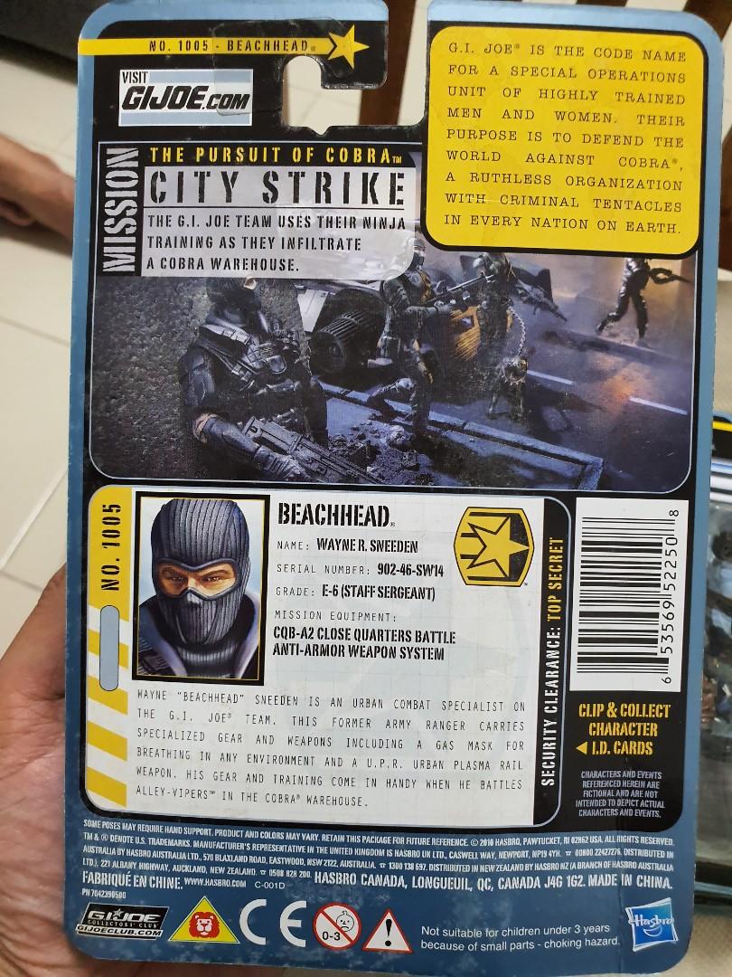 Hasbro G.I. Joe Beachhead POC GI Joe, Hobbies & Toys, Toys & Games on ...