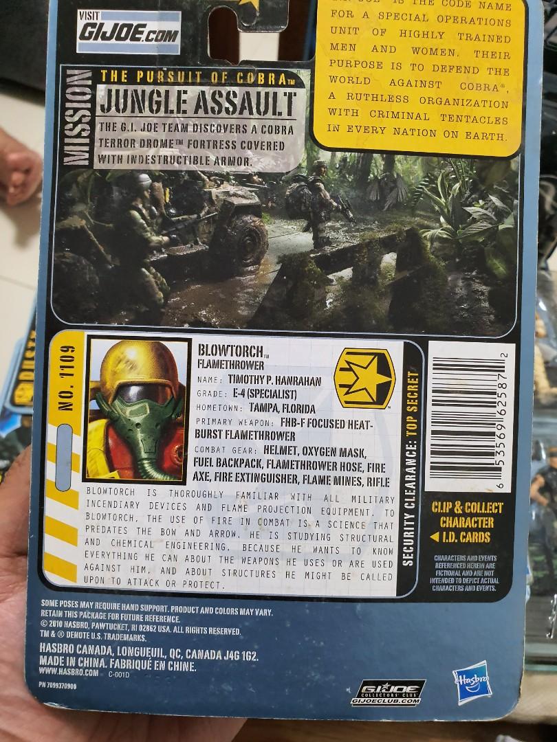 Hasbro G.I. Joe Blowtorch POC GI Joe, Hobbies & Toys, Toys & Games on ...