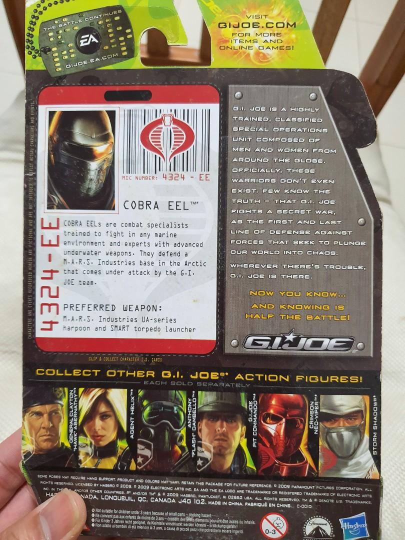 Hasbro G.I. Joe Cobra Eel ROC GI Joe, Hobbies & Toys, Toys & Games on ...