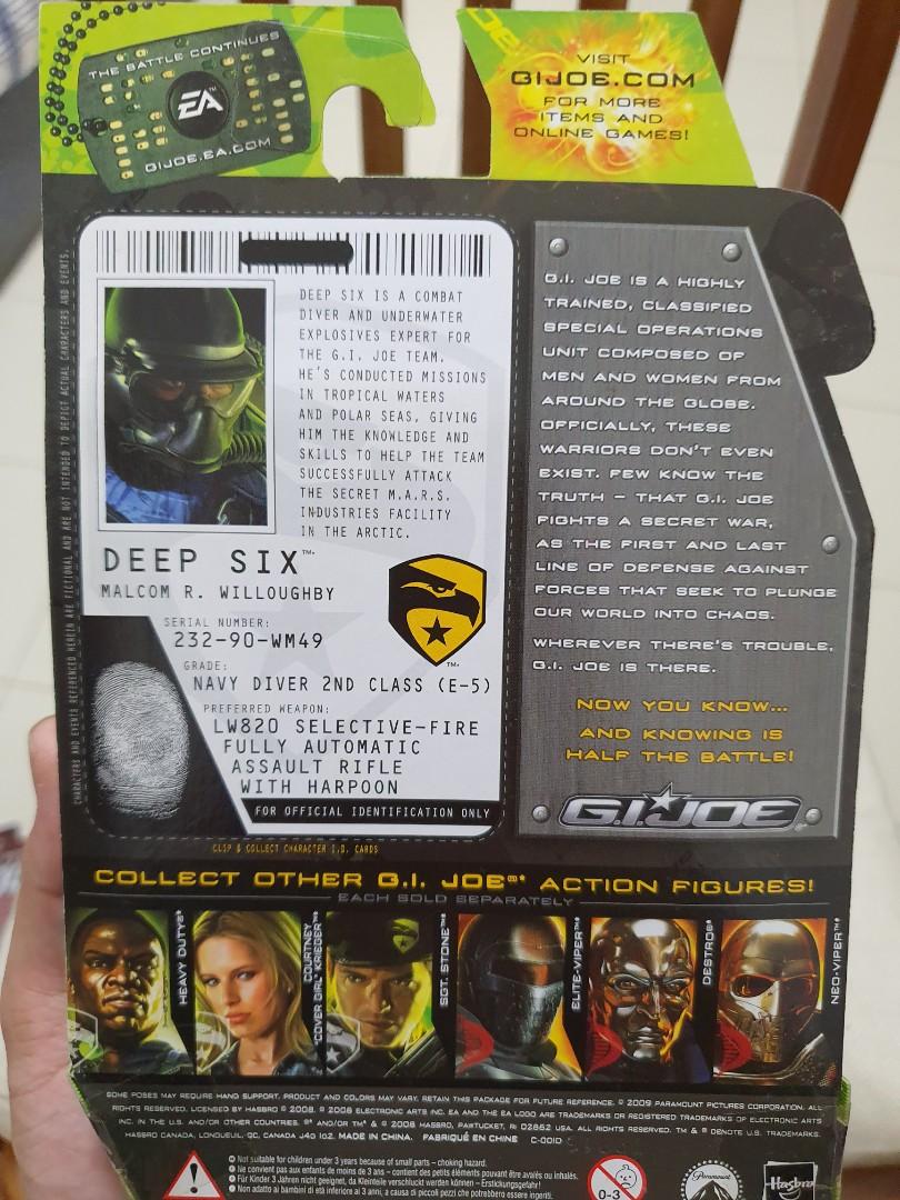 Hasbro G.I. Joe Deep Six ROC GI Joe Set, Toys & Games, Bricks ...
