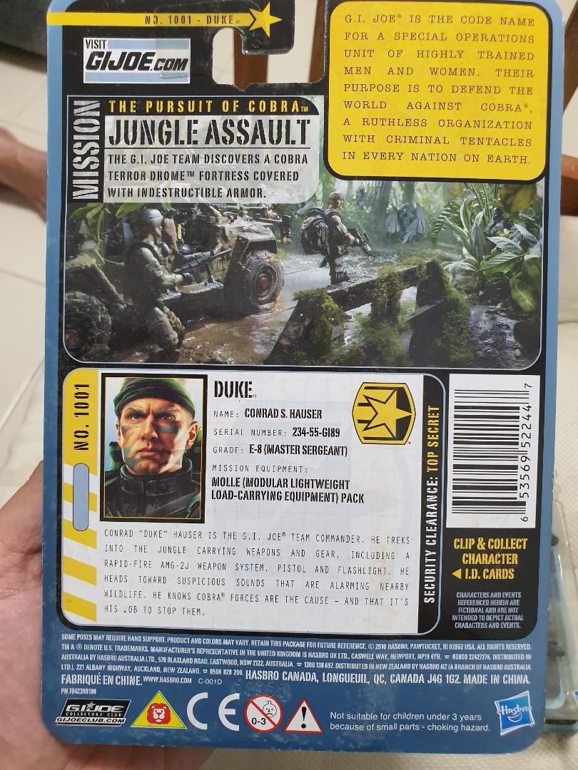 Hasbro G.I. Joe Duke POC GI Joe, Hobbies & Toys, Toys & Games on Carousell