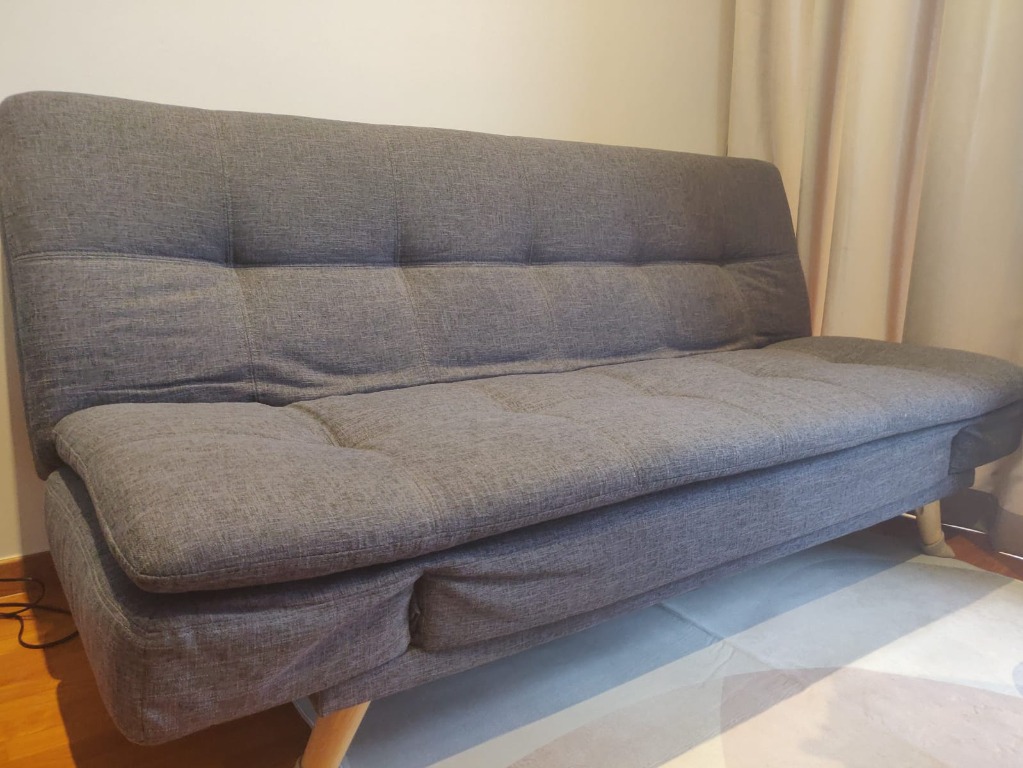 Kara Sofa Bed - Granite, Furniture & Home Living, Furniture, Sofas on Carousell