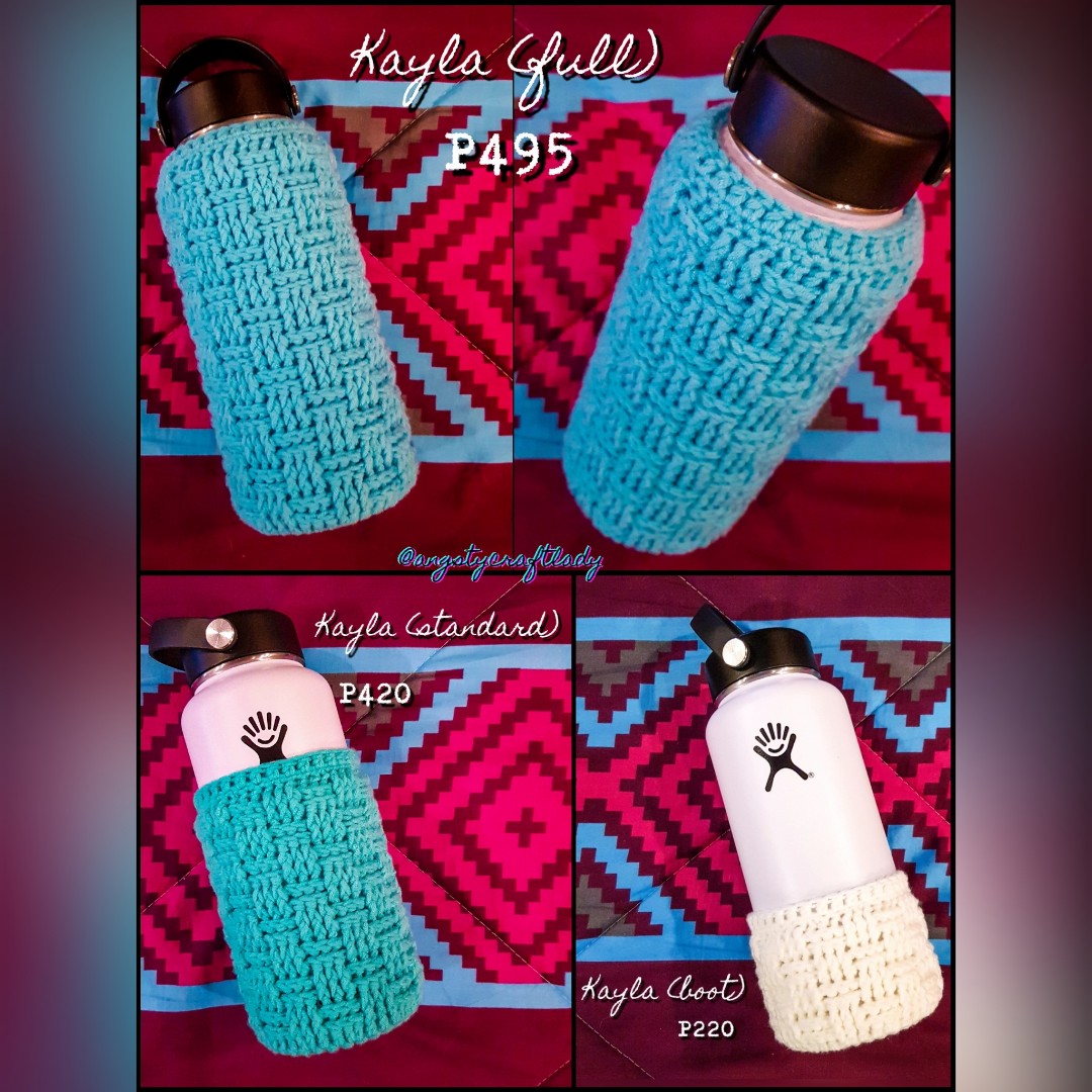 KAYLA: MADE-TO-ORDER Water Bottle Cozy Protective Cover Boot (for Hydro ...