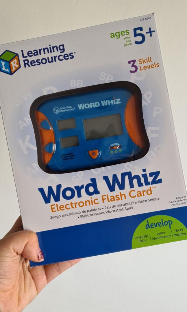 Learning Resources Word Whiz Electronic Flash Card and Sight Words ...
