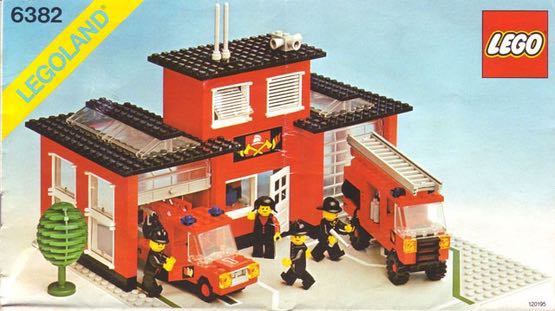 Lego 6382 Fire Station (circa 1981), Hobbies & Toys, Toys & Games on ...