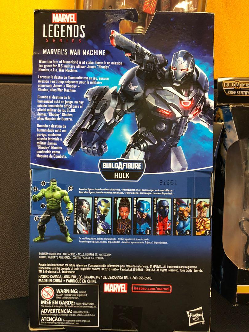 Marvel Legends War Machine Avengers Endgame Infinity War 6 inch New ...