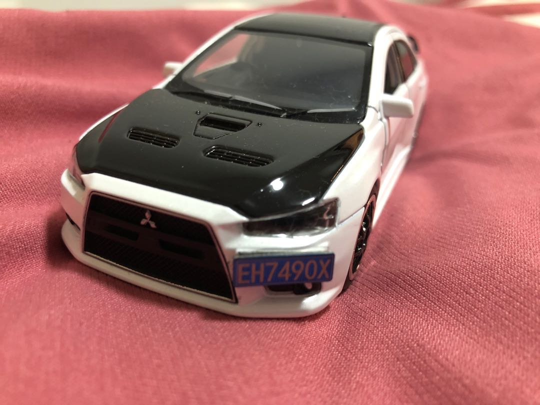 Mitsubishi Lancer Evolution Toy car, Toys & Games, Bricks & Figurines ...