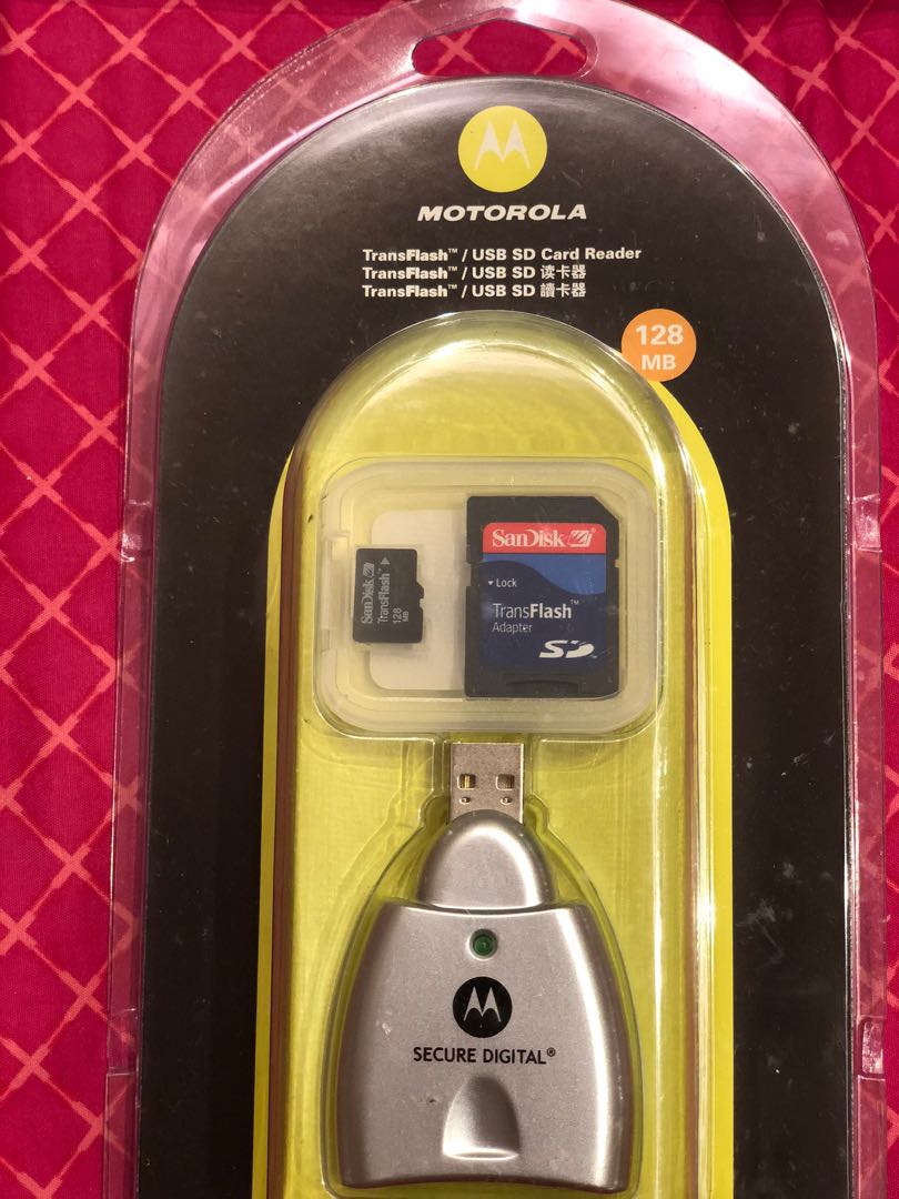 motorola transflash usb sd card reader, Mobile Phones & Gadgets, E ...