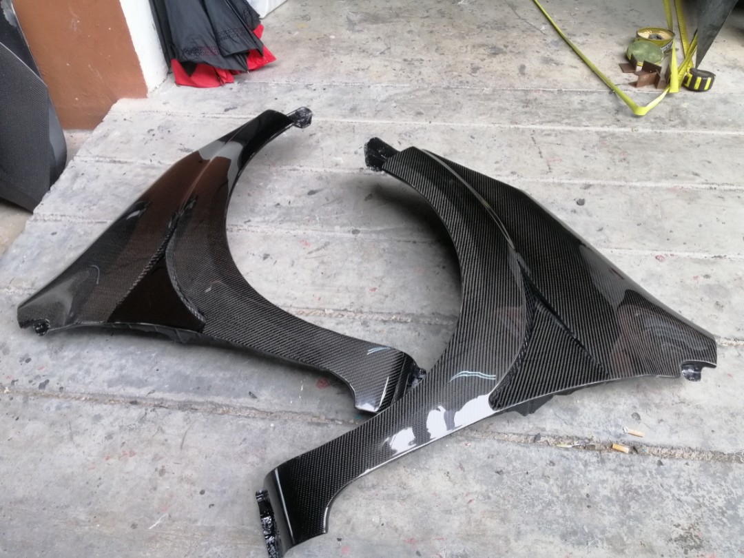 Myvi carbon fender, Auto Accessories on Carousell