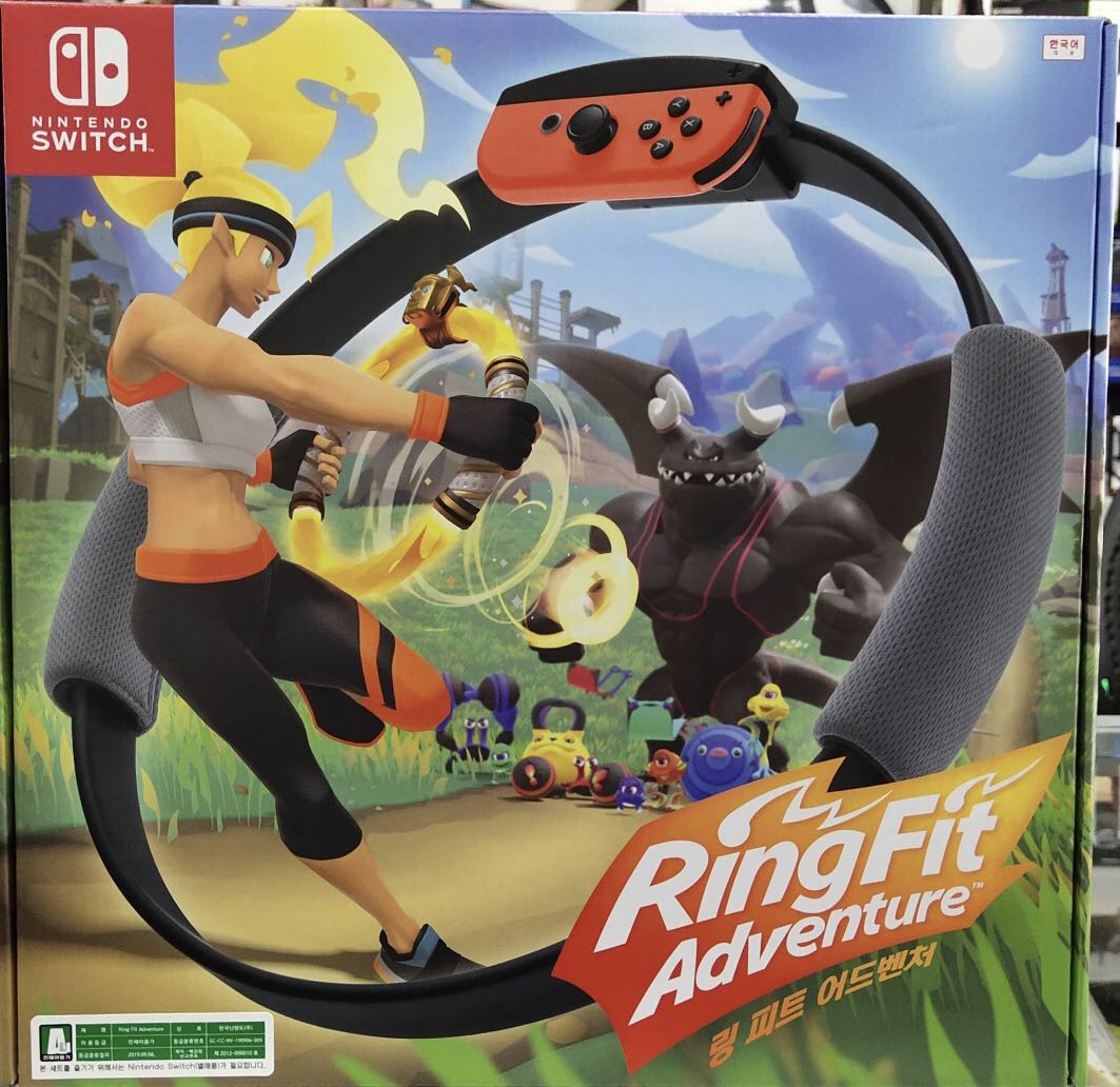 Nintendo Switch Ring Fit Adventure, Video Gaming, Video Games, Nintendo ...