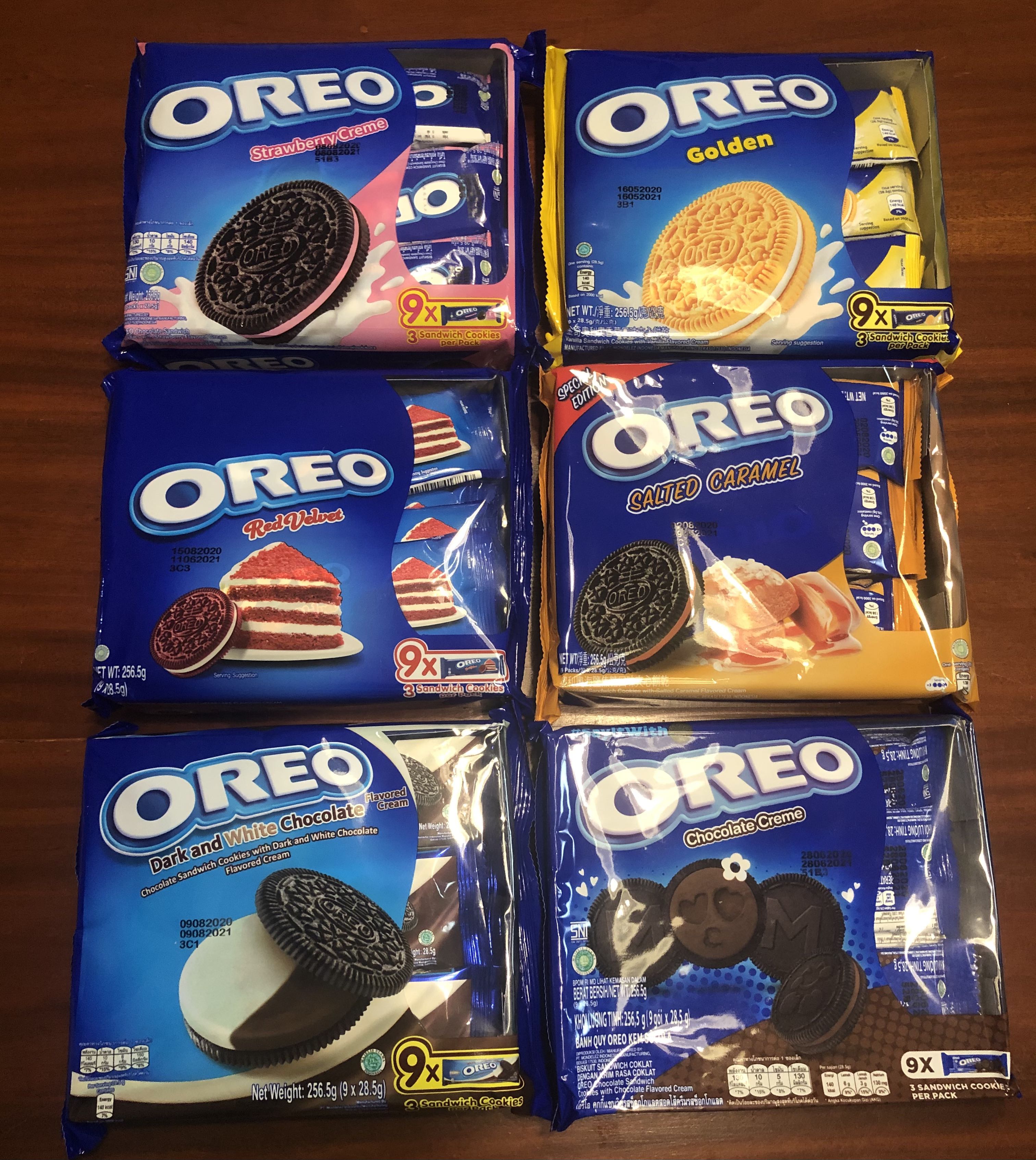 Oreo Assorted Flavors, Food & Drinks, Packaged & Instant Food on Carousell